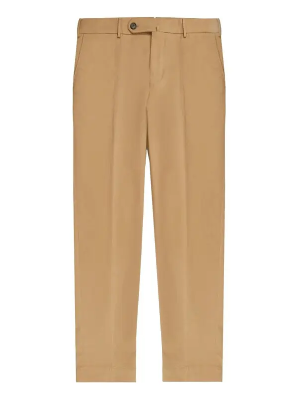 Incotex Flat-front Trousers - Light Brown