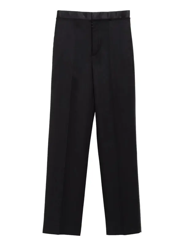 MAISON MARGIELA Straight-leg Casual Trousers - Black