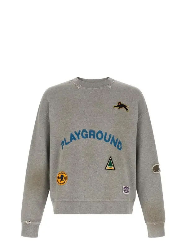 SONG FOR THE MUTE Long-sleeve Sweatshirt - Grey