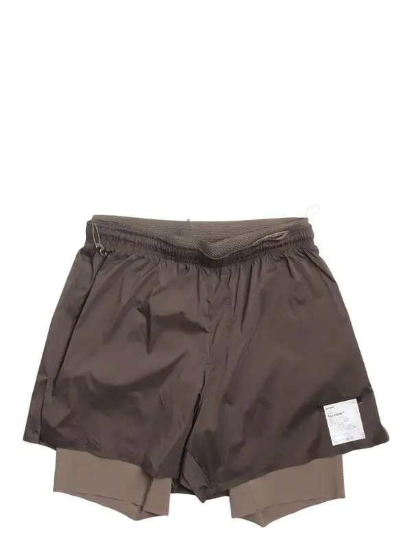 Satisfy Techsilk 8' Layered Running Shorts - Flowsand