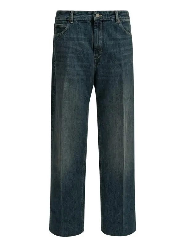 Soeur Jerry High-waist Straight Jeans - Blue