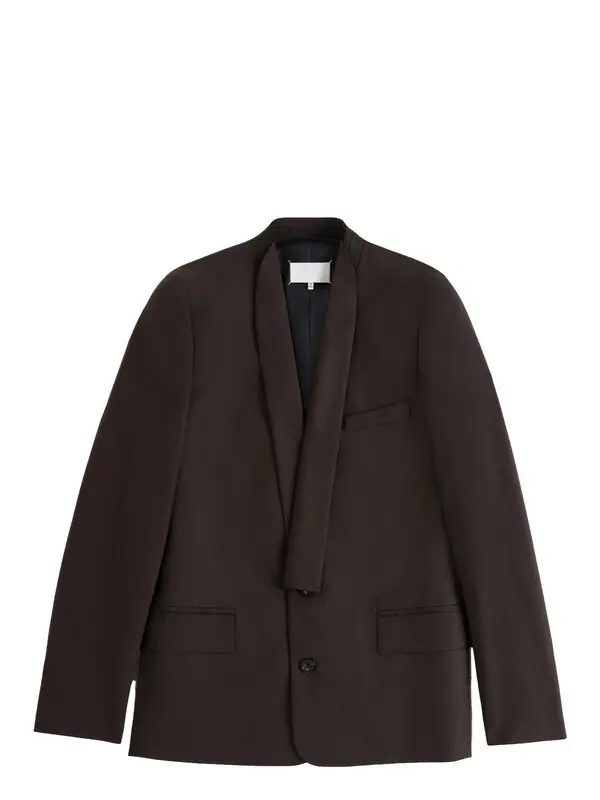 MAISON MARGIELA Mnimal Blazer - Olive Paste