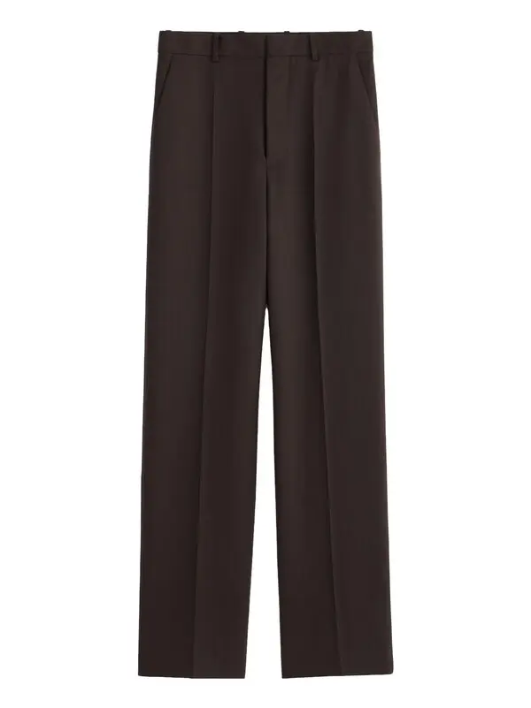 MAISON MARGIELA Wide-leg Trousers - Olive Paste