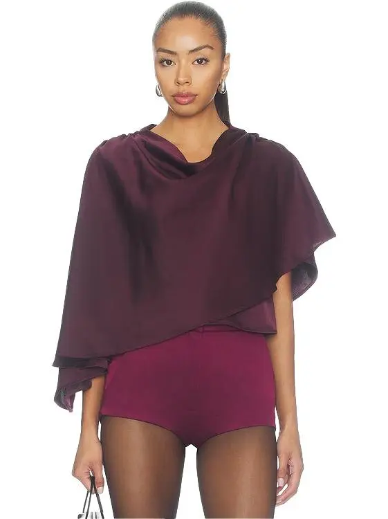 Steve Madden Valery Top In Wine - Winetasting
