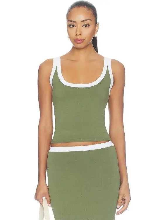 SNDYS. Charleston Top - Olive