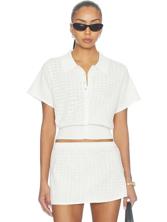 SNDYS. Aces Top - White