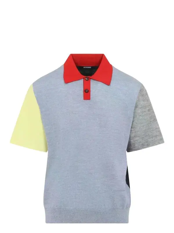 Jacquemus The Arlequin Polo Shirt - Blue