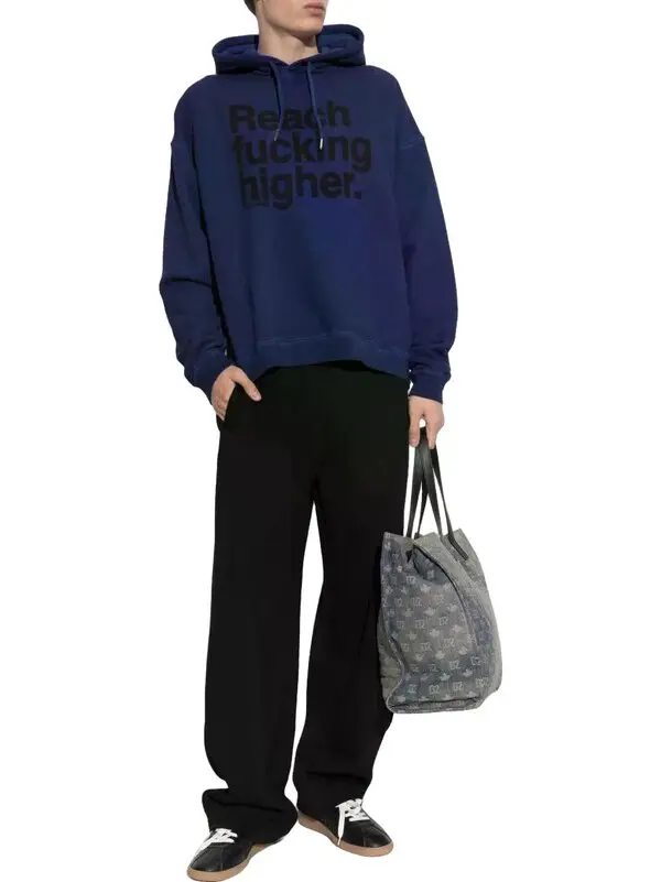Dsquared2 Slogan-print Hoodie - Blue