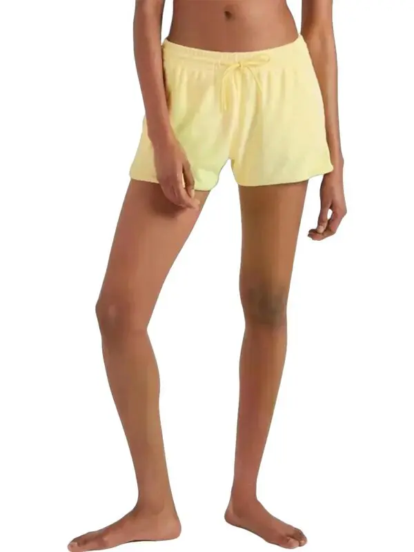 Hunza G Drawstring Shorts - Yellow