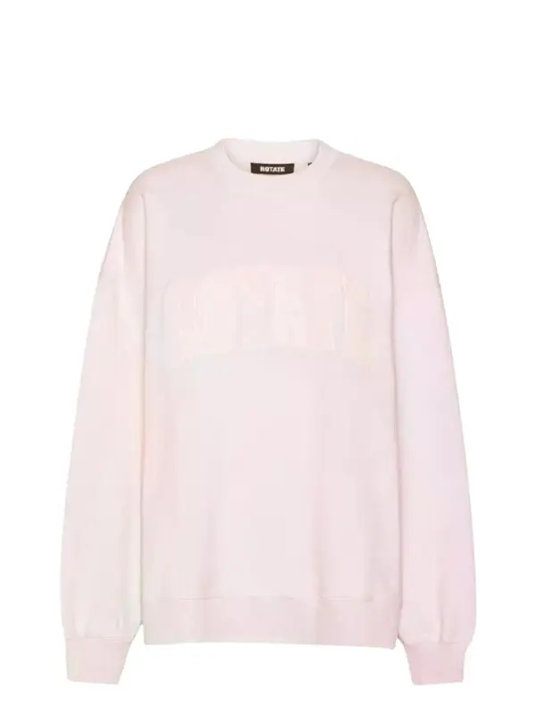 ROTATE BY BIRGER CHRISTENSEN Heavy Crewneck Sweat Light - Pink
