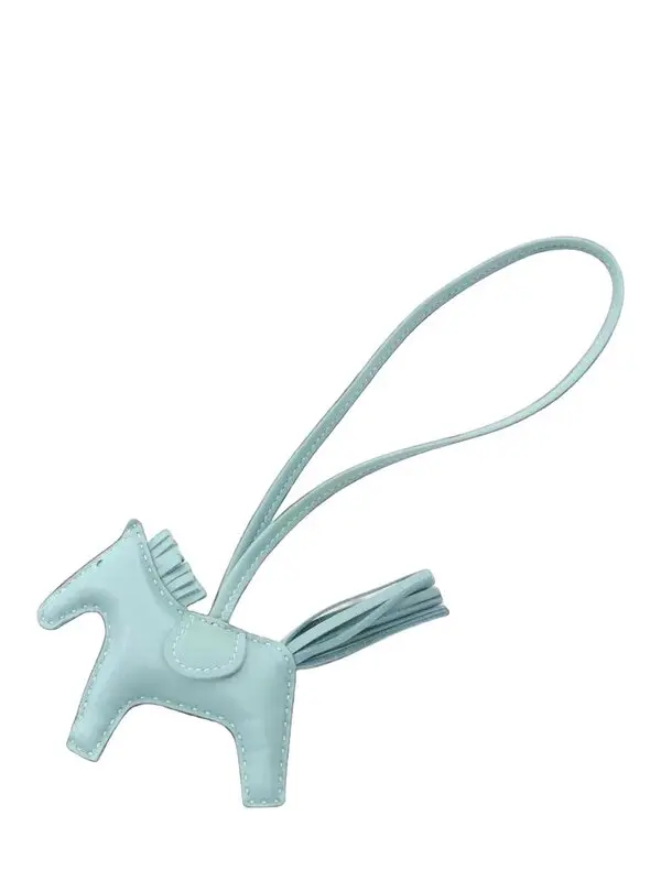 Hermès Pm Rodeo Horse Bag Charm - Blue