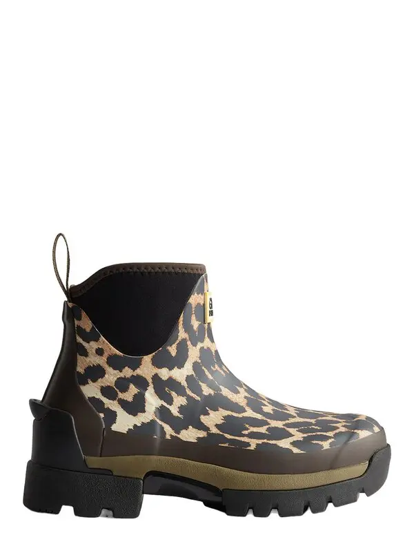 GANNI X Hunter Balmoral Ankle Boots - Brown
