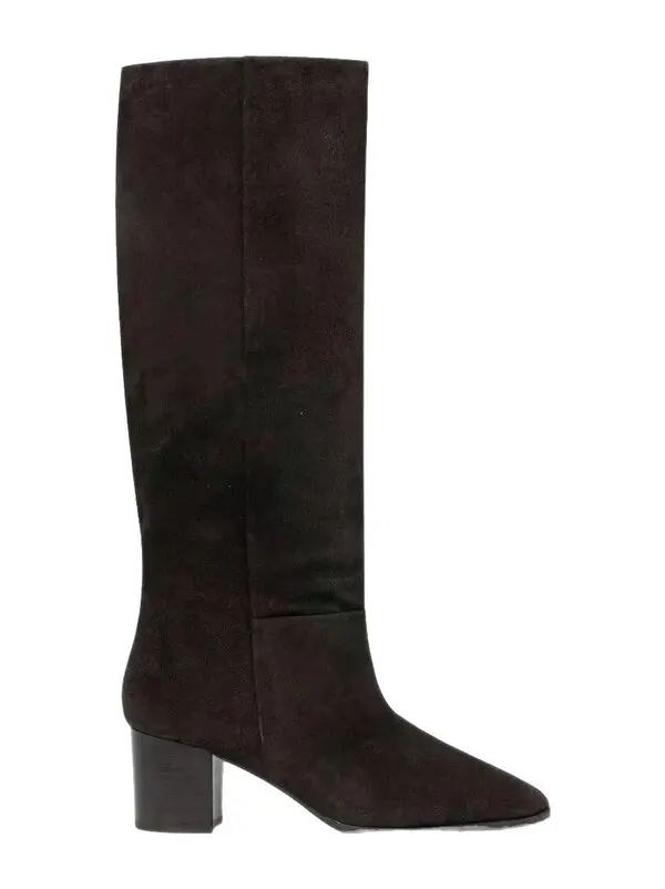 BILLI BI Suede Block-heel Knee-high Boots - Brown
