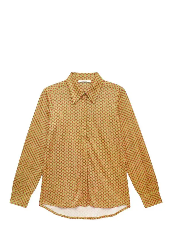 Malìparmi Micro-print Jersey Shirt - Green