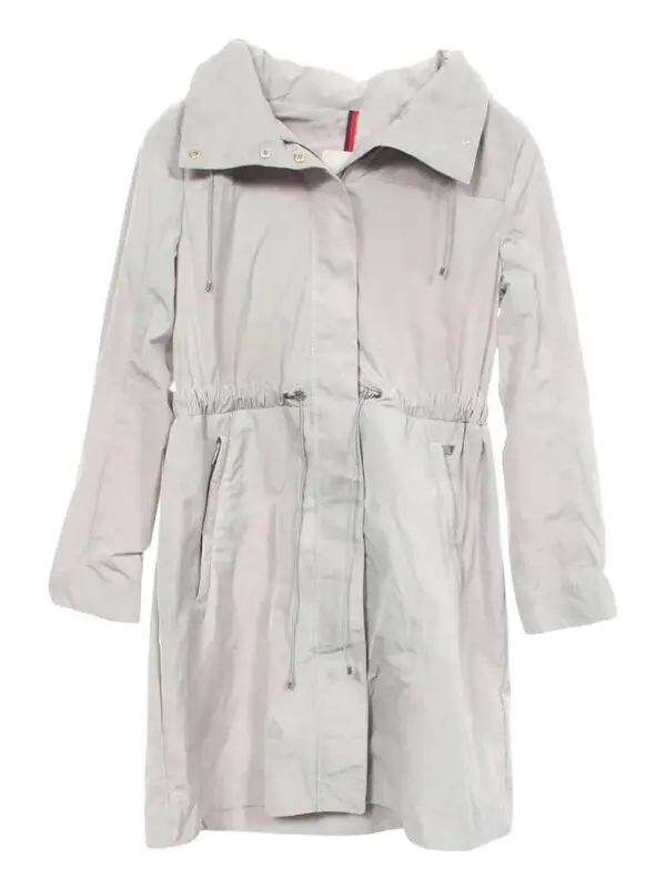Moncler 2010s Malachite Drawstring-waist Coat - Grey