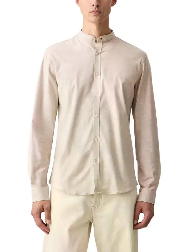 LINDBERGH Oxford Long-sleeve Shirt - Neutrals