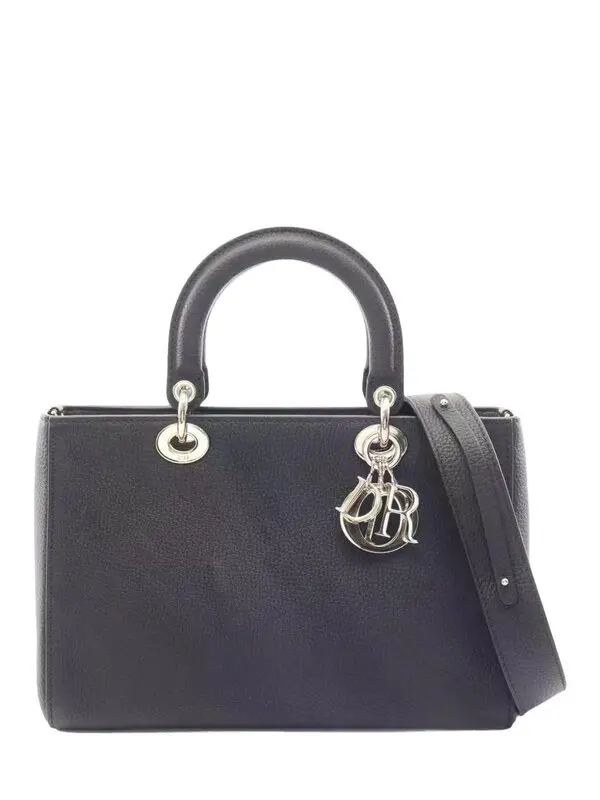 Dior 2010s Medium Lady D-sire Tote Bag - Black