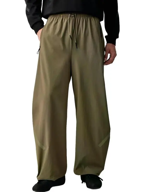 Adidas Z.n.e. Woven Wide-leg Trousers - Green