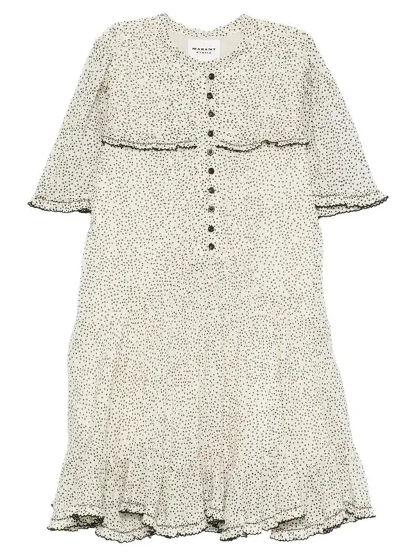 Isabel Marant Étoile Short-sleeved Dress - Beige