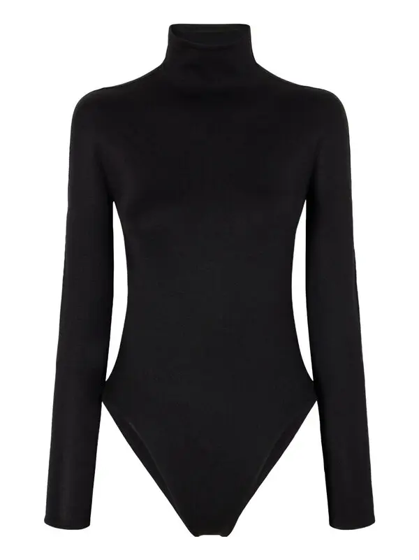 Alaïa Long-sleeve Bodysuit - Black