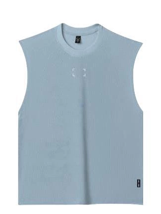 ASRV Towel Terry Cutoff Shirt - Light Sky