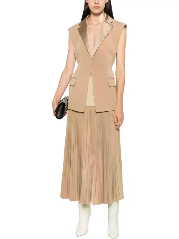 Imperial Cut-out Tailored Waistcoat - Neutrals