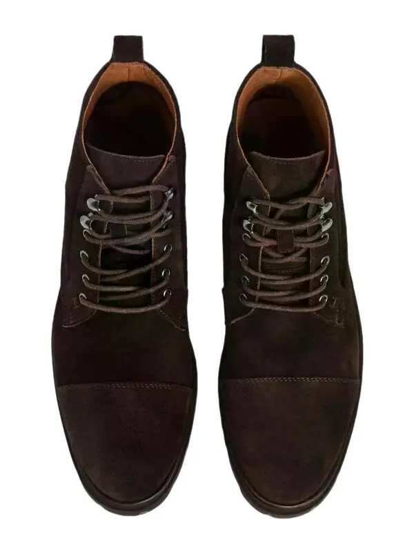 HACKETT  Hudson Toe-cap Ankle Boots - Brown