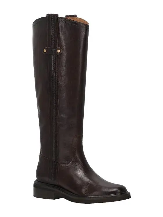 THE FRYE COMPANY Phoebe Leather Tall Boot - Chocolate
