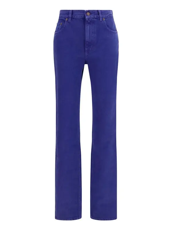Chloé Cotton Denim Pants - Blue