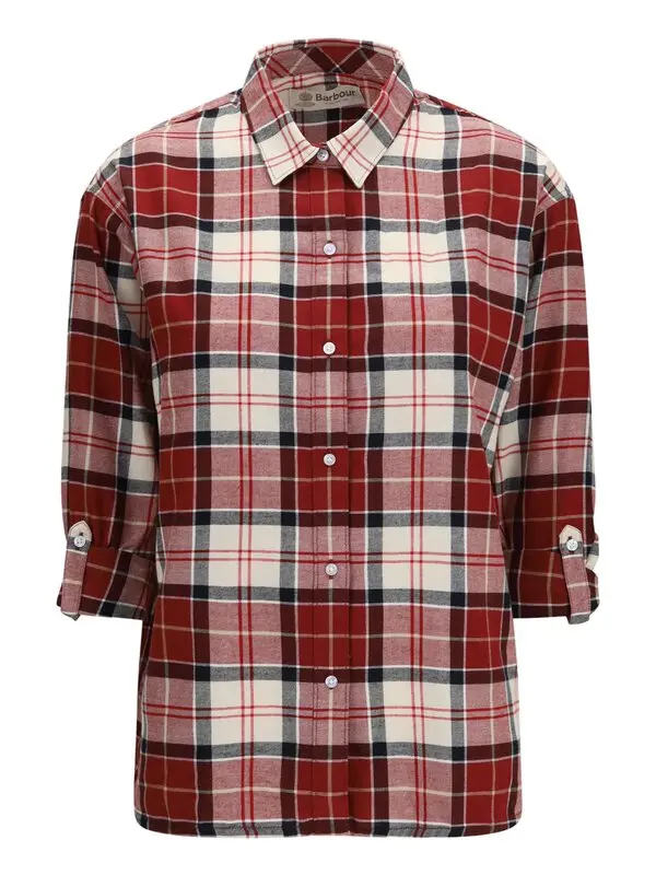 Barbour Elishaw Check Shirt - Red