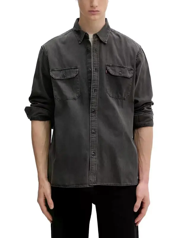 LEVI'S Button-up Denim Shirt - Grey