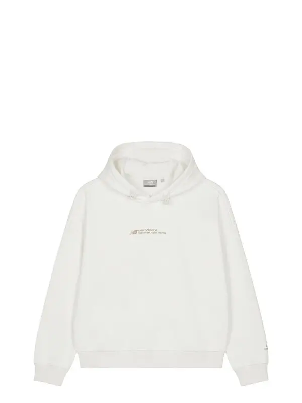 NEW BALANCE Lifestyle Casual Hoodie Asia Sizing - White