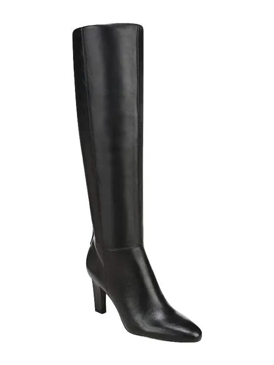 Franco Sarto Janiya Leather Knee High Boot - Black