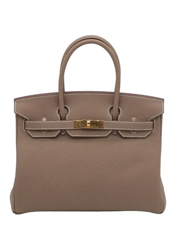Hermès Birkin Etoupe Togo Gold Hardware - Grey