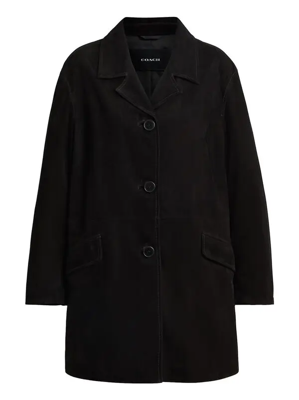 COACH Suede Jacket - Black