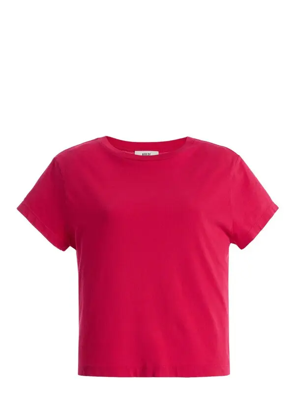 AGOLDE Adine Shrunken Tee - Pink