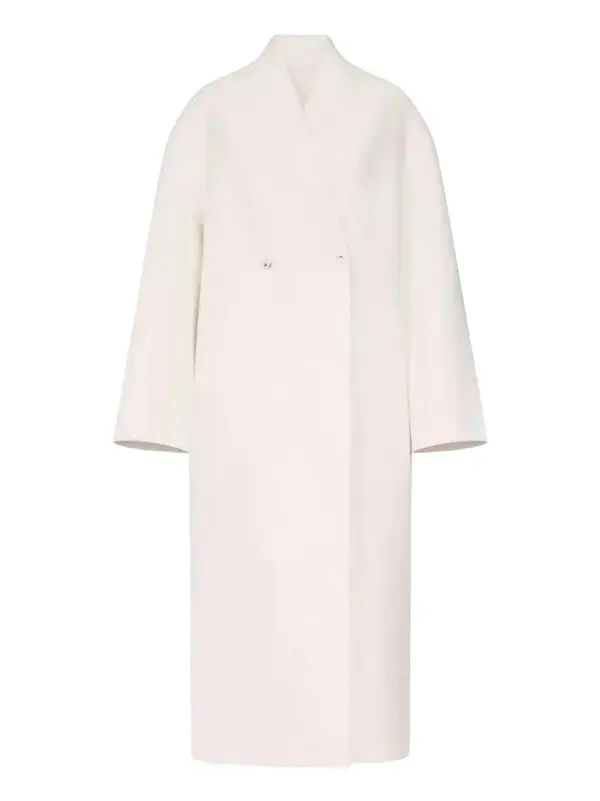 Loulou De Saison Aris Double-breasted Coat - White