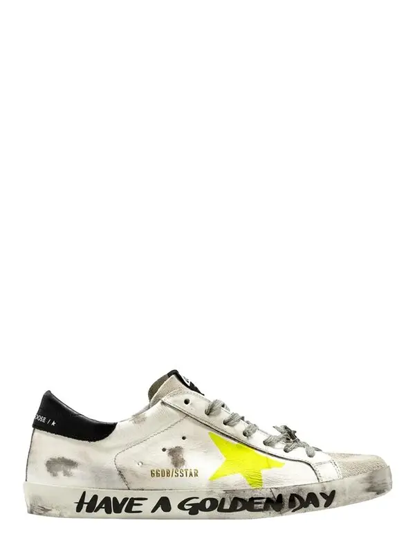 GOLDEN GOOSE Superstar 'have A Golden Day - White