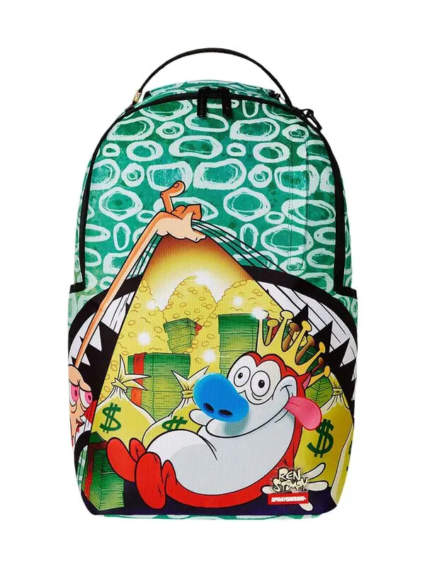 SPRAYGROUND Ren & Stimpy Hidden Gold Mine Dlxr Backpack - Multicolor