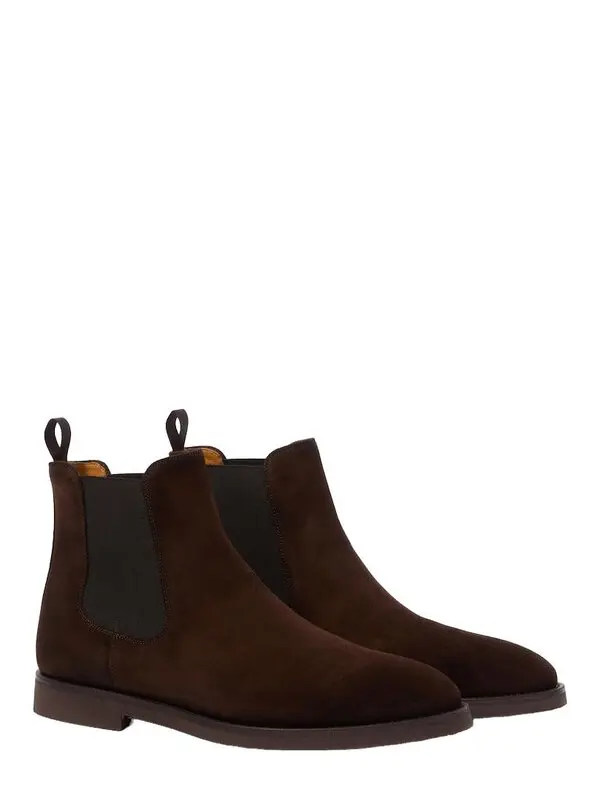Magnanni Suede Chelsea Boots - Brown