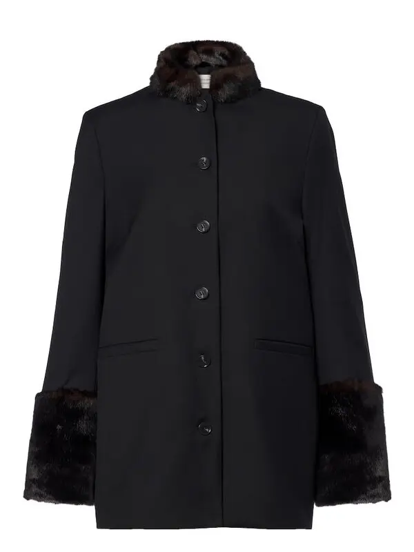 Loulou De Saison Goa Virgin Wool Jacket - Black