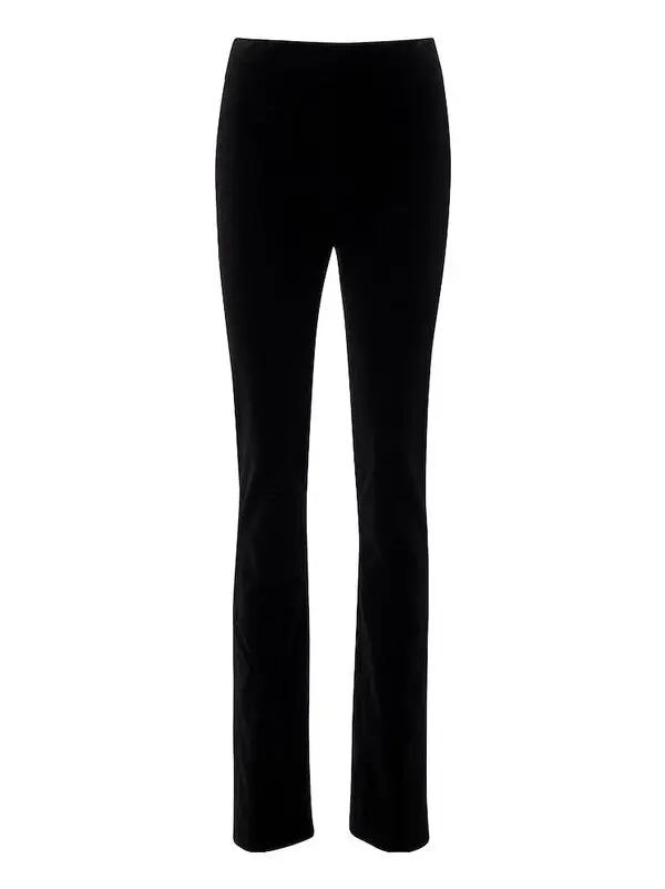 Khaite Ryden Cotton Slim Pants - Black