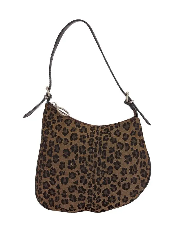 Fendi Oyster Shoulder Bag - Brown
