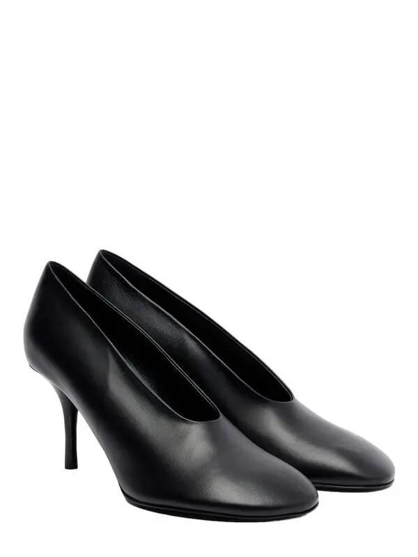 Acne Studios Back Leather Pumps - Black