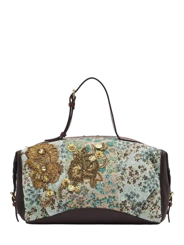 Dries Van Noten Embellished Bowling Bag - Multicoloured