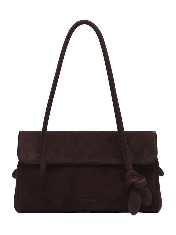 Jacquemus Turismo Long Suede Shoulder Bag - Brown