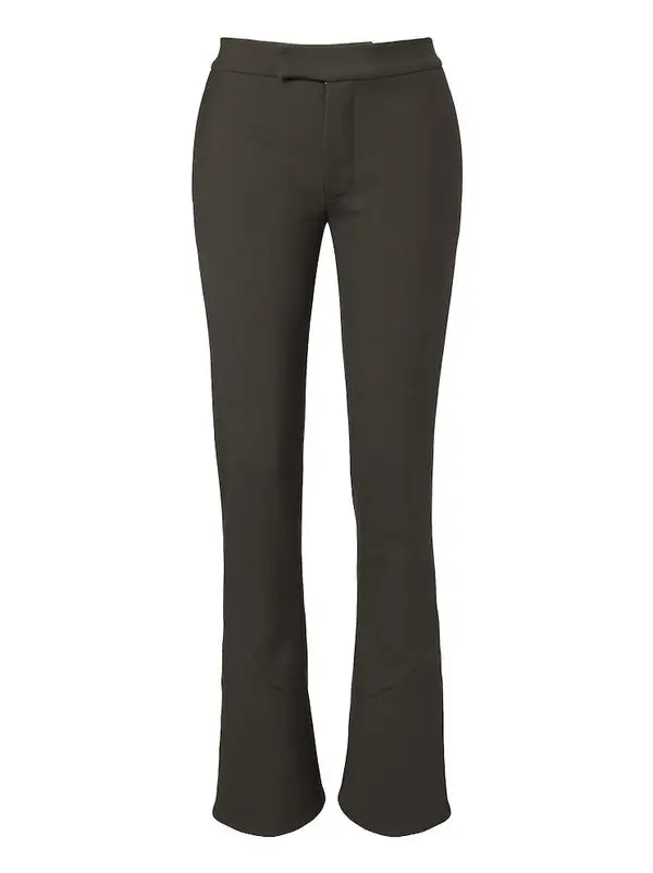 Proenza Schouler Althea Wool-blend Flared Pants - Green
