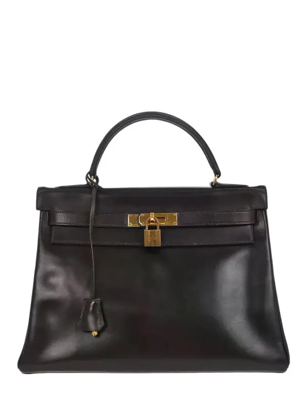 Hermès 1979 32 Kelly Retourne Handbag - Brown
