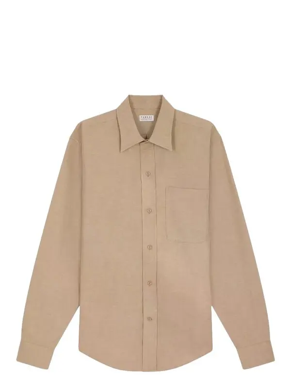 FURSAC Chest-pocket Button-up Shirt - Neutrals
