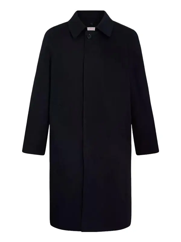 FURSAC Button-up Trench Coat - Blue